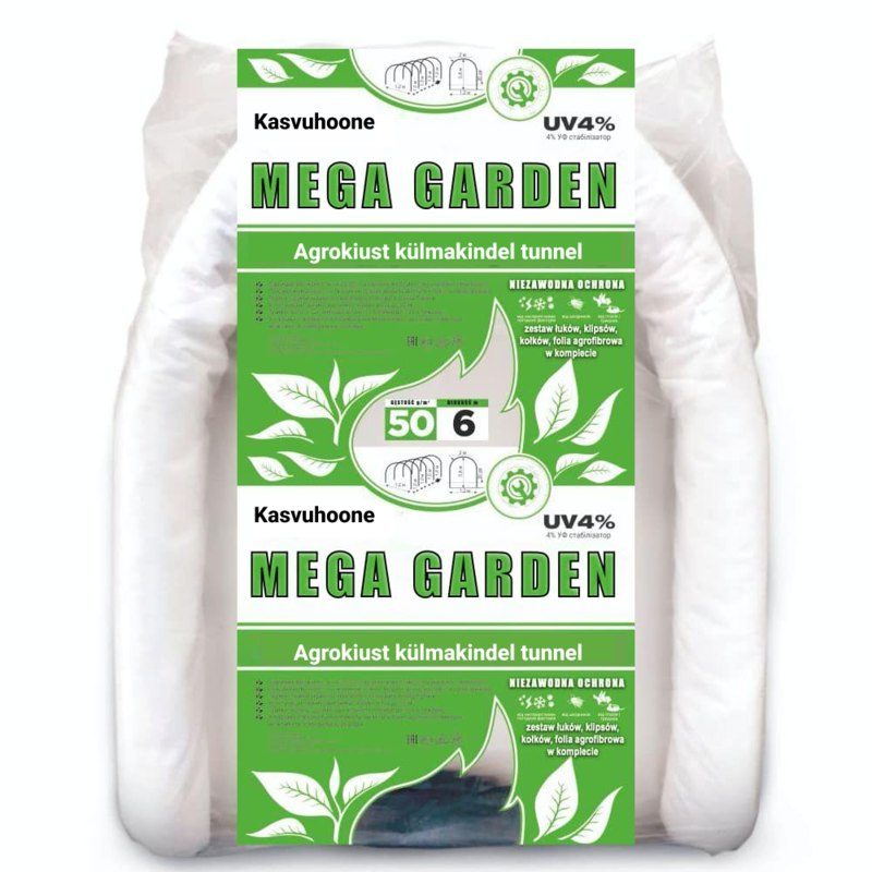 Külmakindel agrofiiber-tunnel – kasvuhoone “Mega Garden” – EasyShop